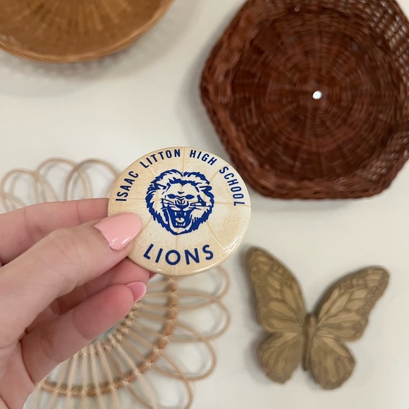 Accessories | Vintage Lions Isaac Litton High School 7s 80spin | Poshmark